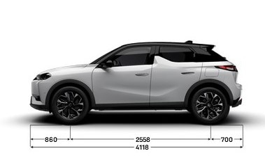 Tecnologia, specifiche tecniche e dimensioni di DS 3