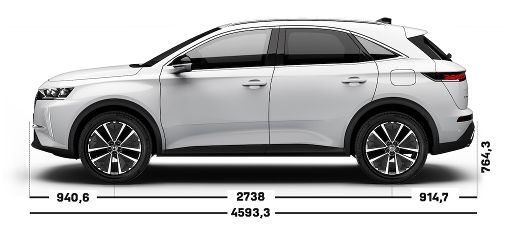 DS 7: dimensioni e tecnologia | DS Automobiles Italy